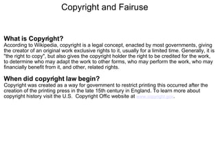 Issues In School Libraries Copyright & Access | PPT