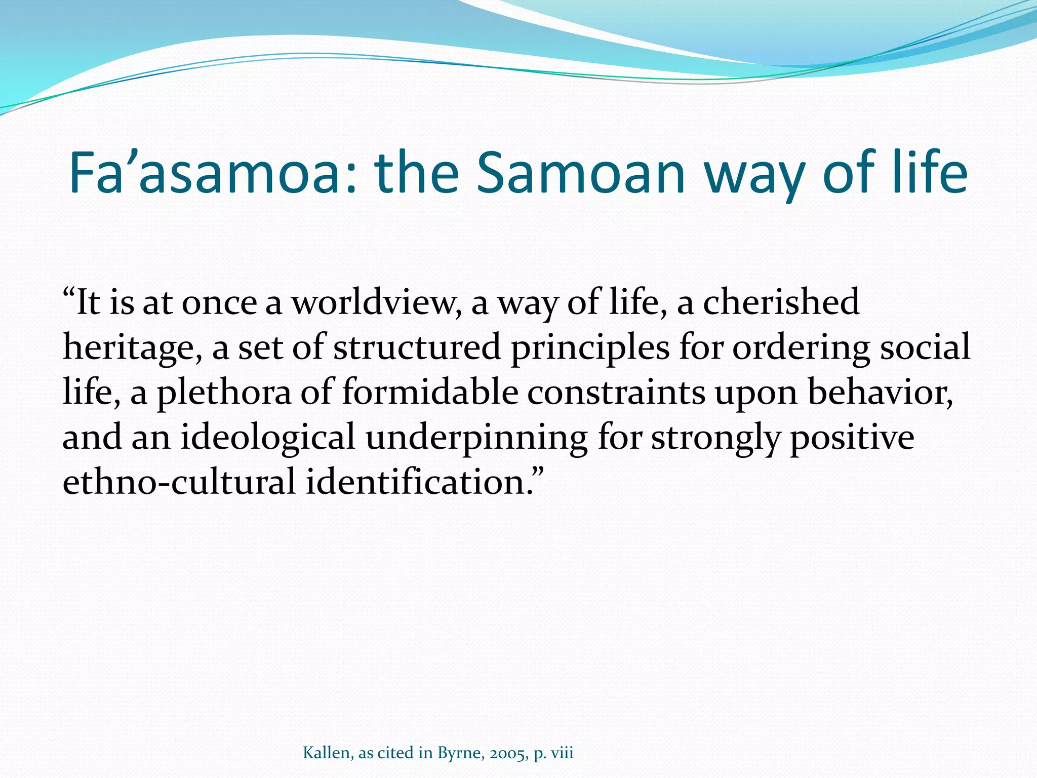 Issues in the Samoan Community | PPT | Free Download