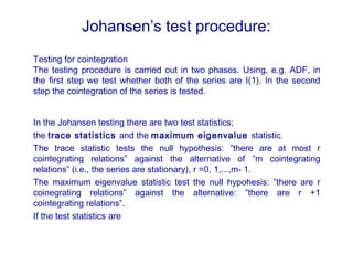 Issues in time series econometrics | PPS