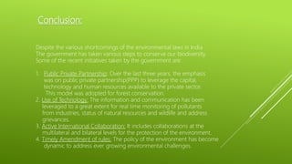 Issues involved in enforcement of environmental legislation | PPTX