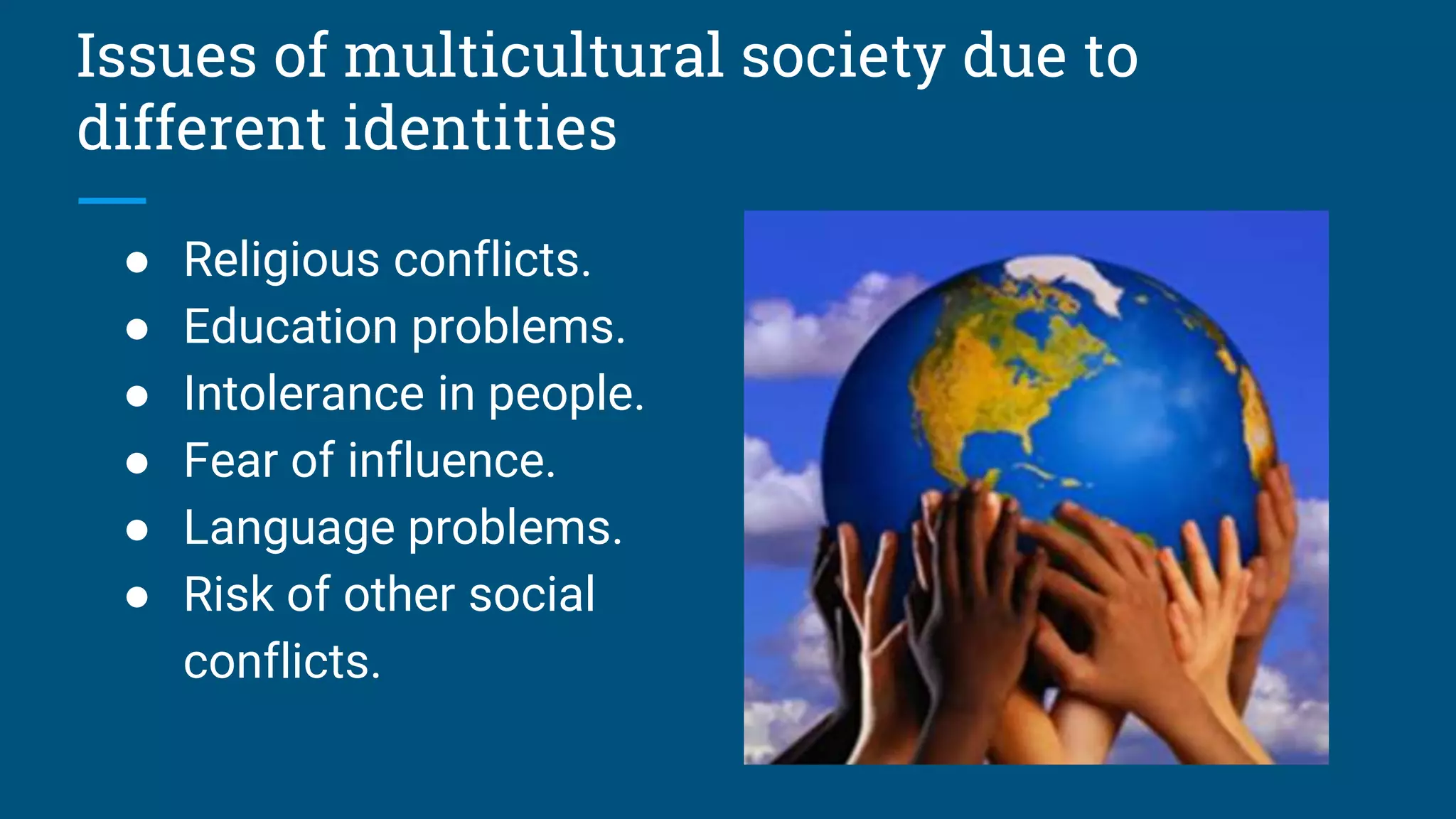 Issues of identity in a multicultural society | PPTX