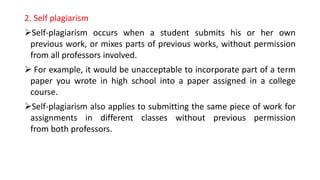 Issues of plagiarism in classroom | PPT
