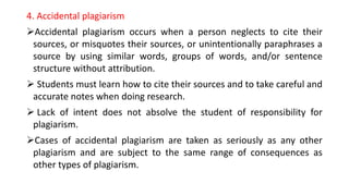Issues of plagiarism in classroom | PPT