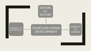 Issues on human development | PPTX