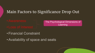 Issues on School Drop Out and Access to.pptx