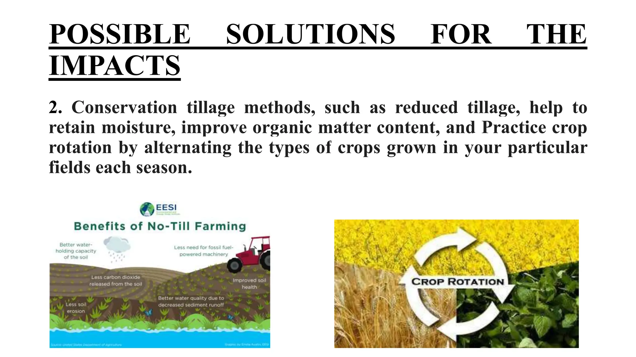 Impacts of agriculture on the environment. | PPTX