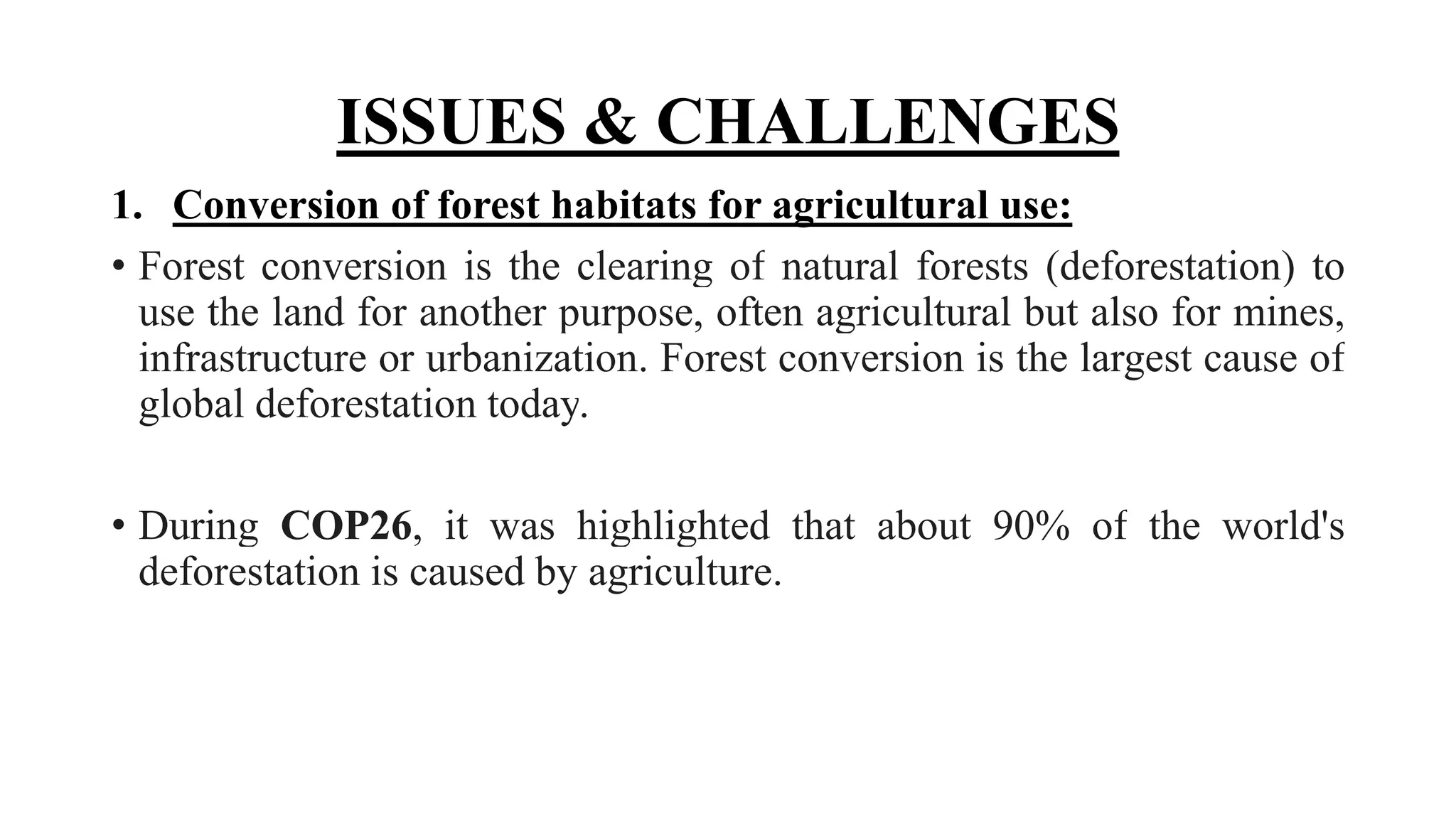 Impacts of agriculture on the environment. | PPTX