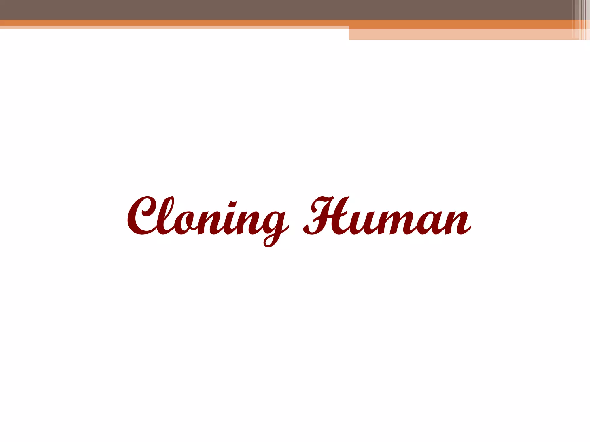 Issues related to reproductive and cloning techniques | PPT