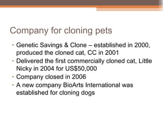 Issues related to reproductive and cloning techniques | PPT