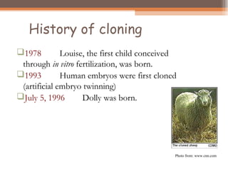 Issues related to reproductive and cloning techniques | PPT