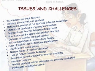 issuesrelatedtoteachereducationinindia-180902202141.pdf