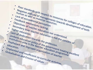 issuesrelatedtoteachereducationinindia-180902202141.pdf