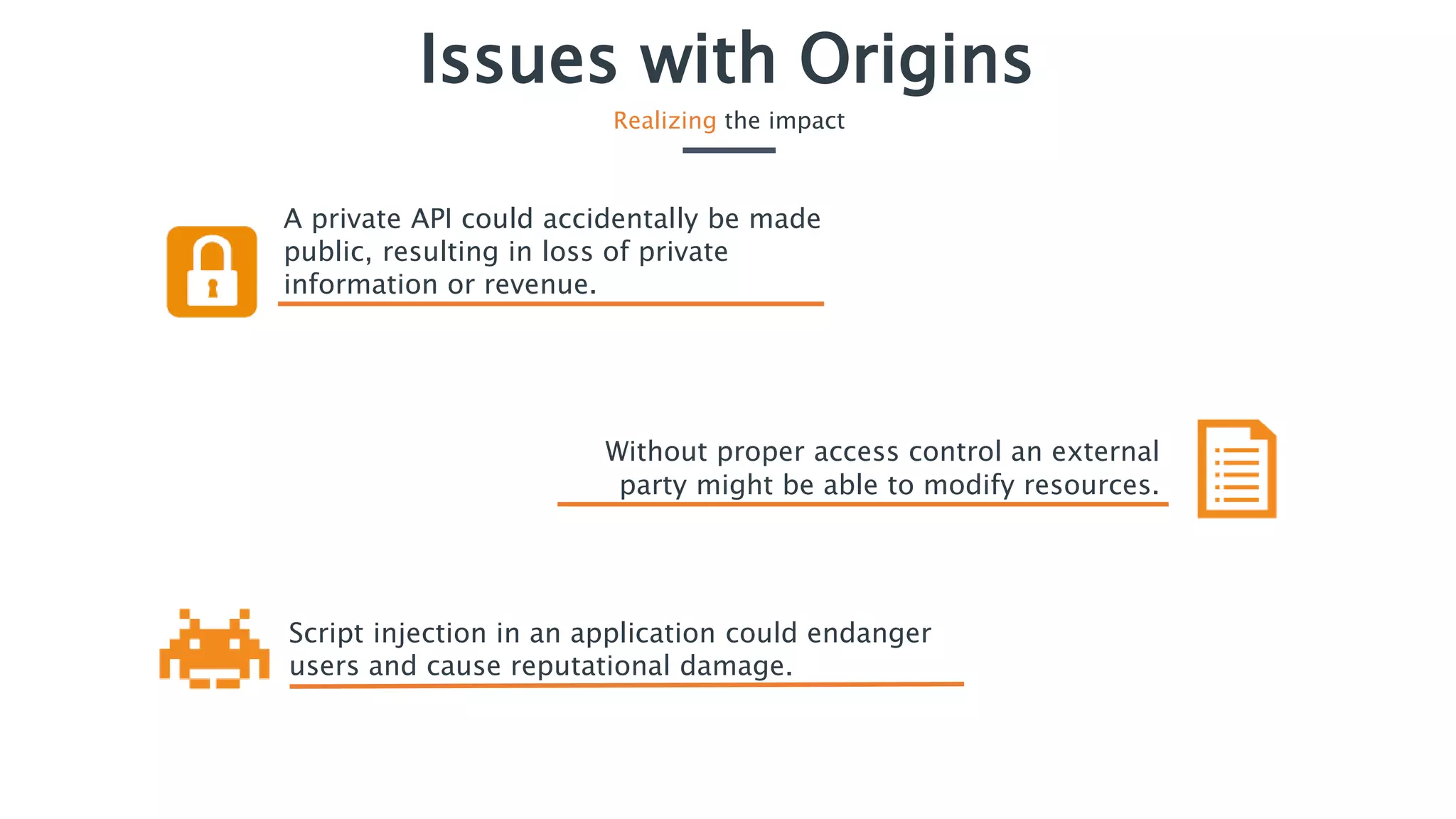 Secure Code Warrior - Issues with origins | PPT