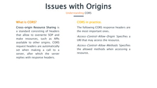 Secure Code Warrior - Issues with origins | PPTX | Web Development | Internet