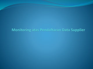 Issue terkini stabilisasi span | PPT