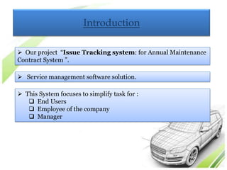 Issue tracking system | PPTX