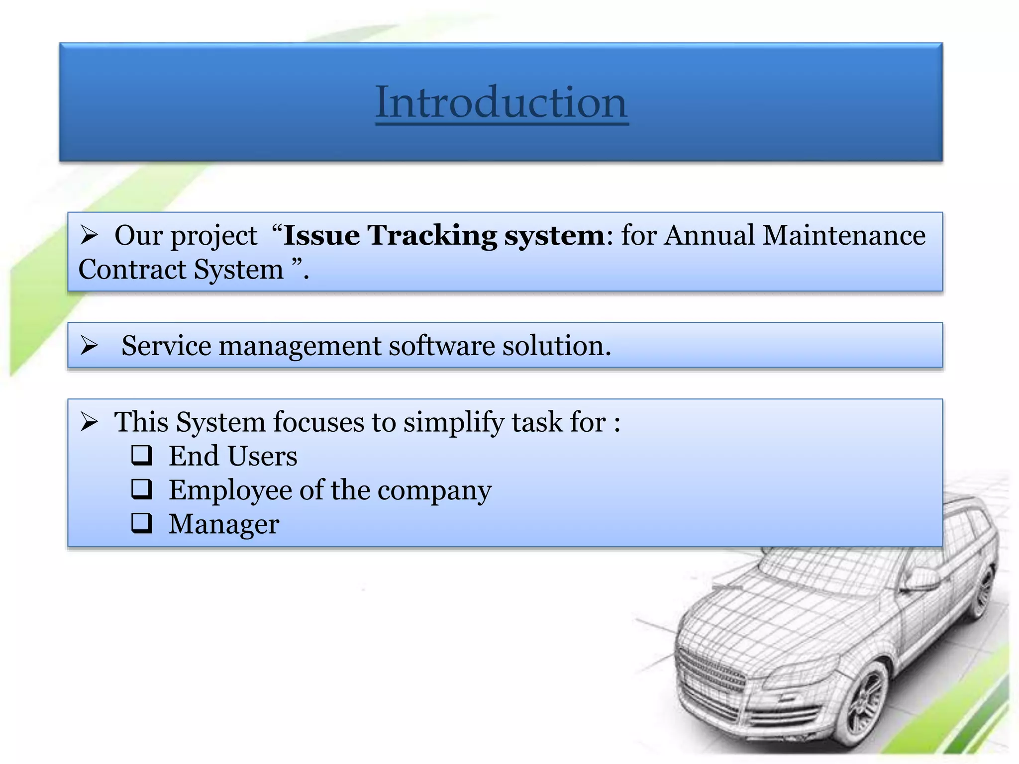 Issue tracking system | PPT