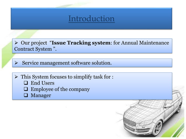 Issue tracking system | PPSX