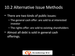 Issuing securities to the public | PPT