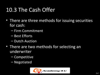 Issuing securities to the public | PPT