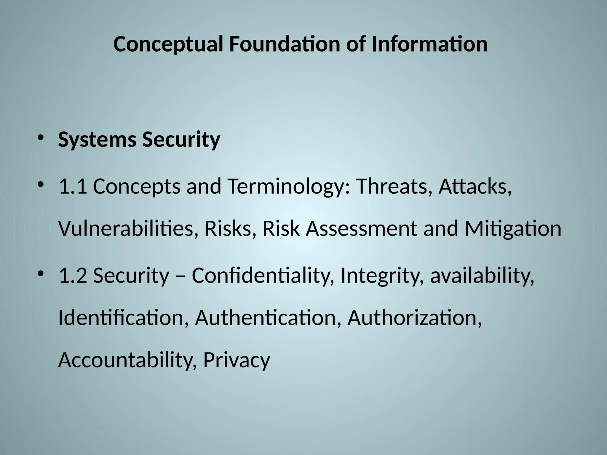 Information system security Unit 1.pptx