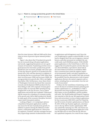 beyond patents:scholars of innovation use patenting as an indicator of ...