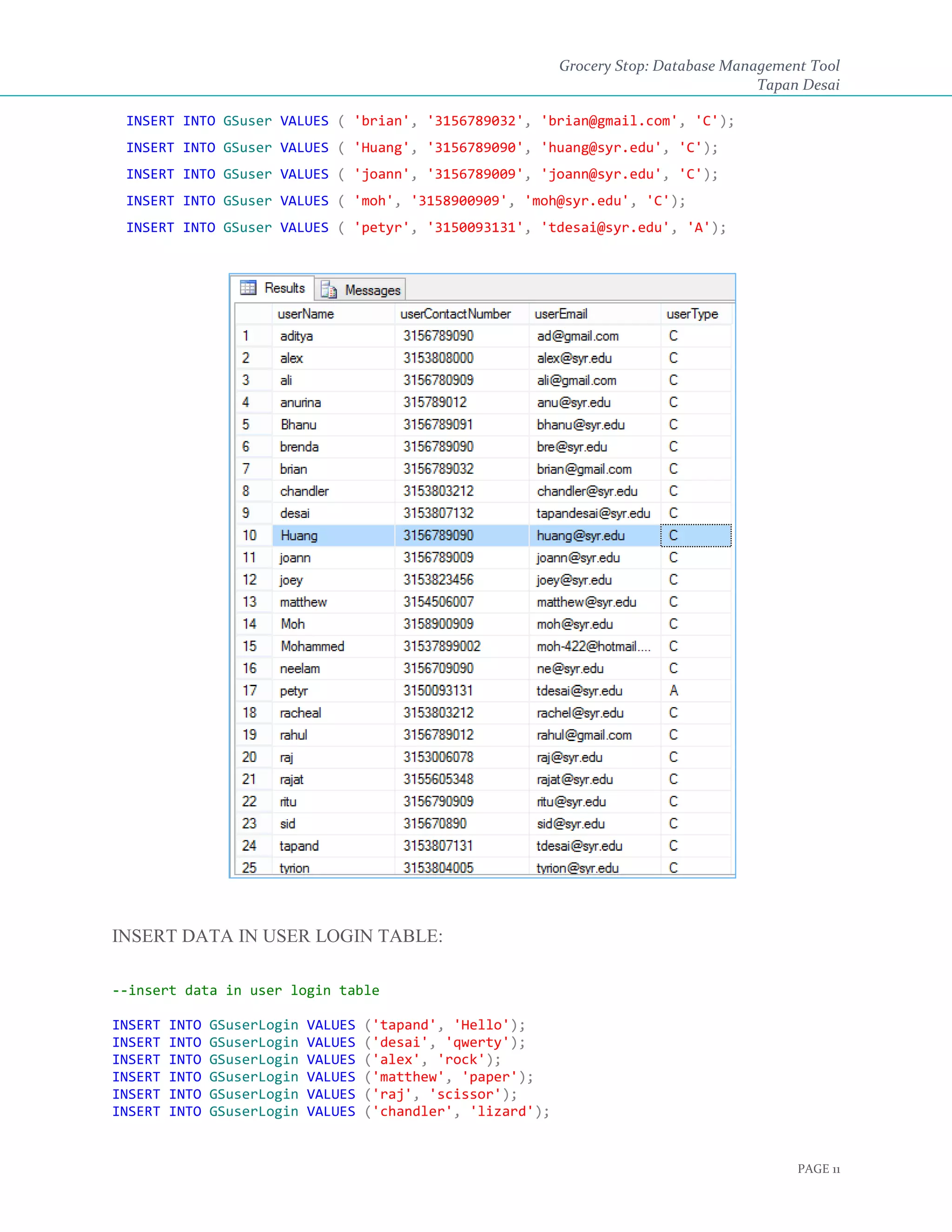 Grocery Station- Database Management System Project | PDF