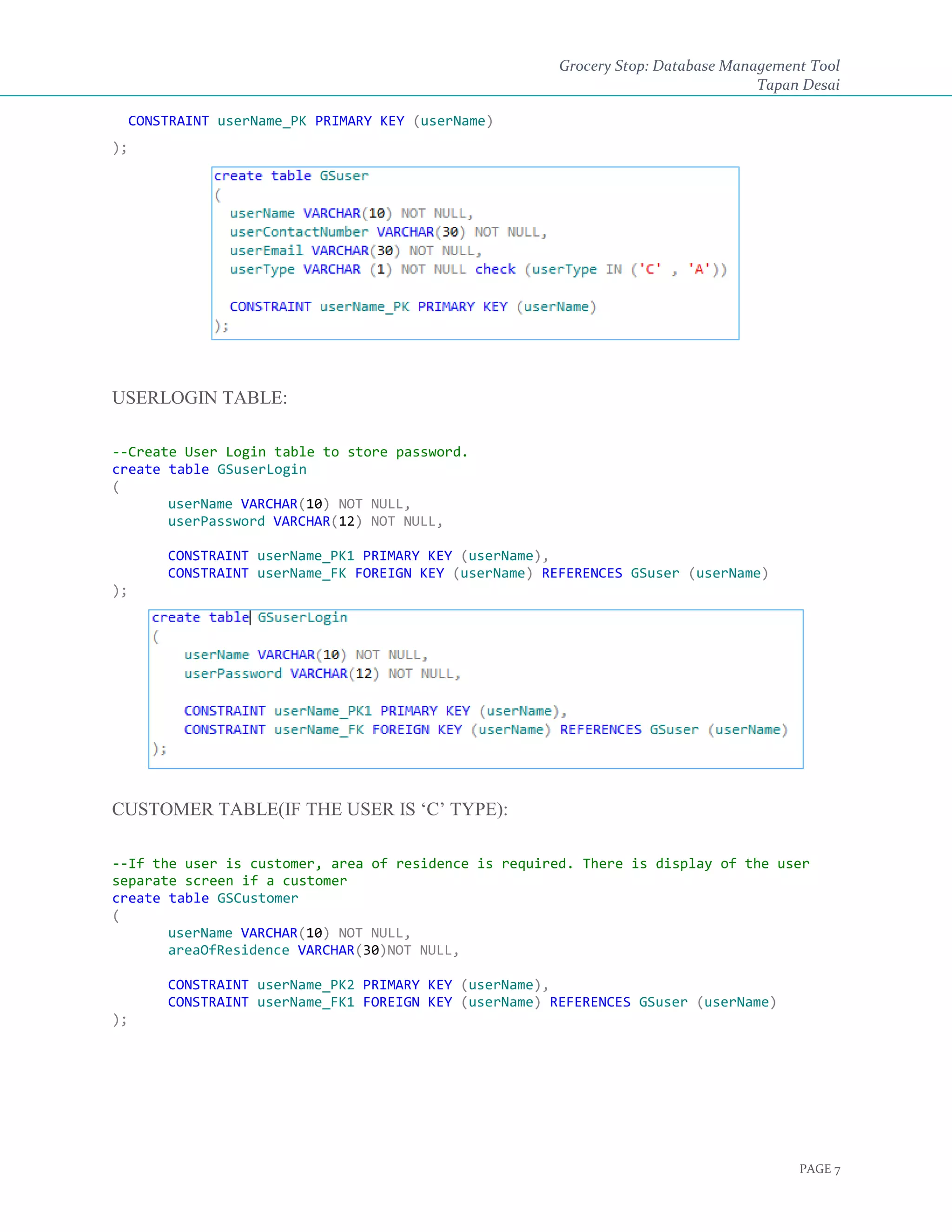 Grocery Station- Database Management System Project | PDF