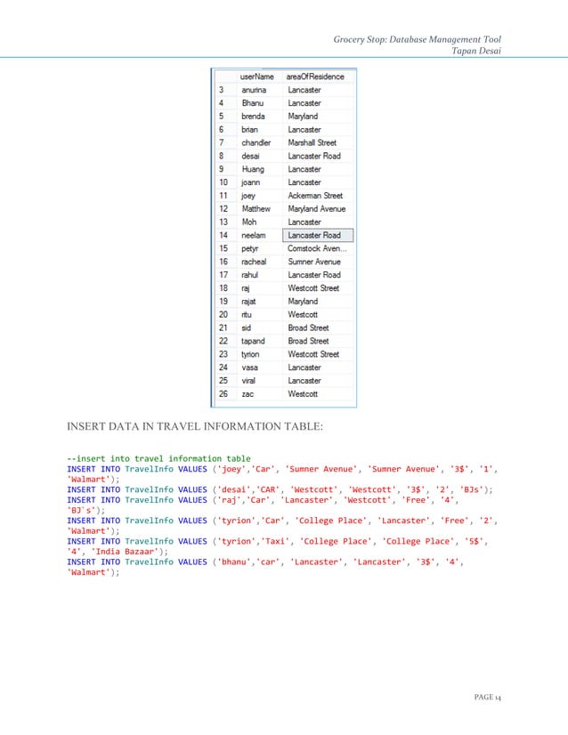 Grocery Station- Database Management System Project | PDF