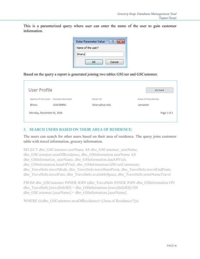 Grocery Station- Database Management System Project | PDF