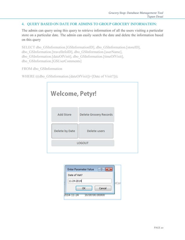Grocery Station- Database Management System Project | PDF