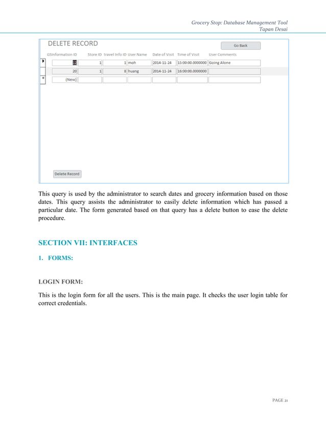 Grocery Station- Database Management System Project | PDF