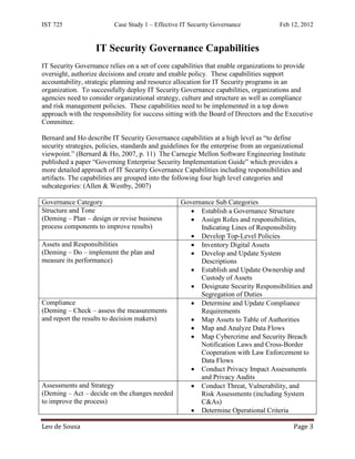Effective IT Security Governance | PDF | IT and Internet Support | Internet