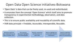 Botswana Open Science Open Data Case Study/Julius Atlhopheng | PDF