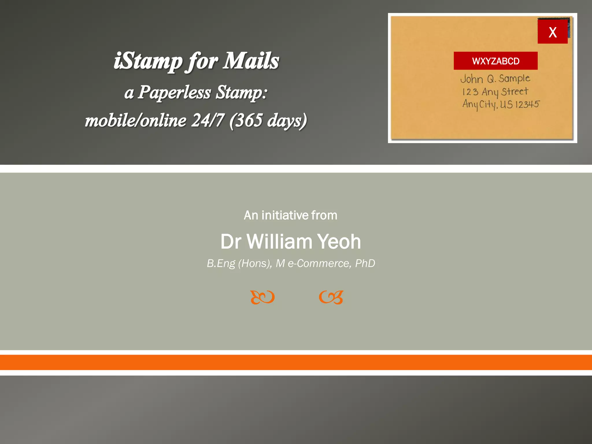 iStamp - the paperless stamp | PPT