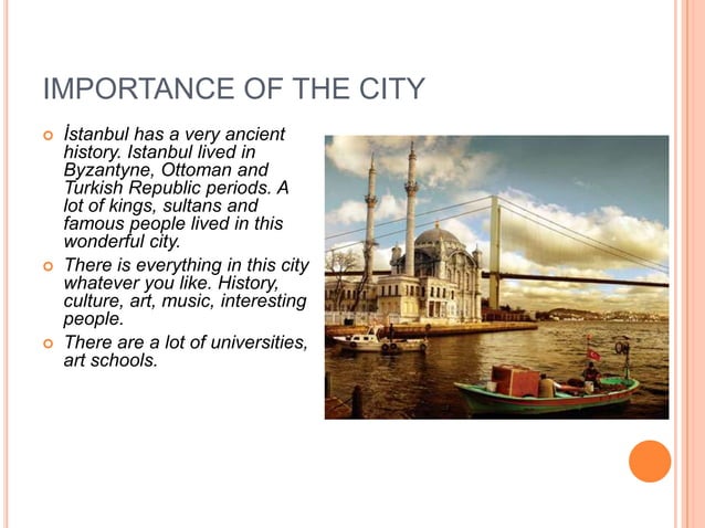 Historical Places Of Istanbul | PPTX