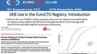 C. di Mario - DCB Usage in the Euro CTO Club | PDF