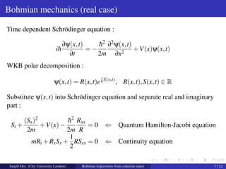 Bohmian trajectories from coherent states, Istanbul 3 July 2013 | PDF ...