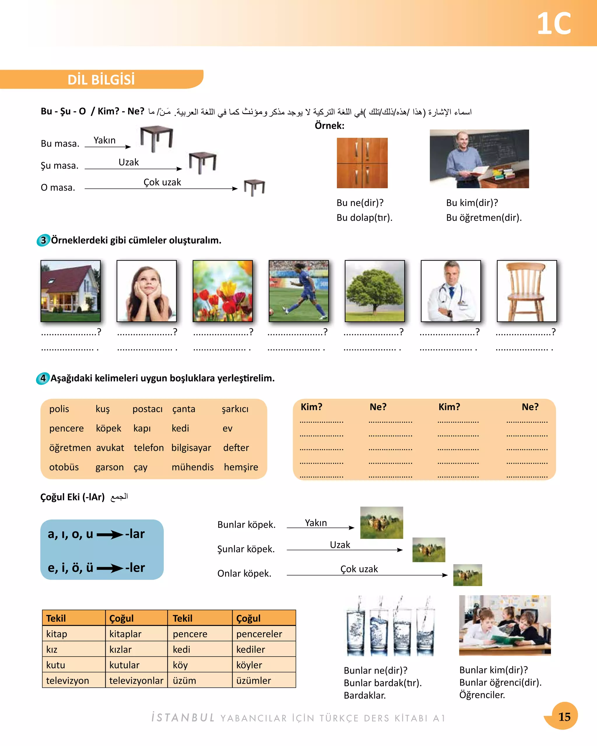 Istanbul A1 Ders Kitabi Arabic | PDF