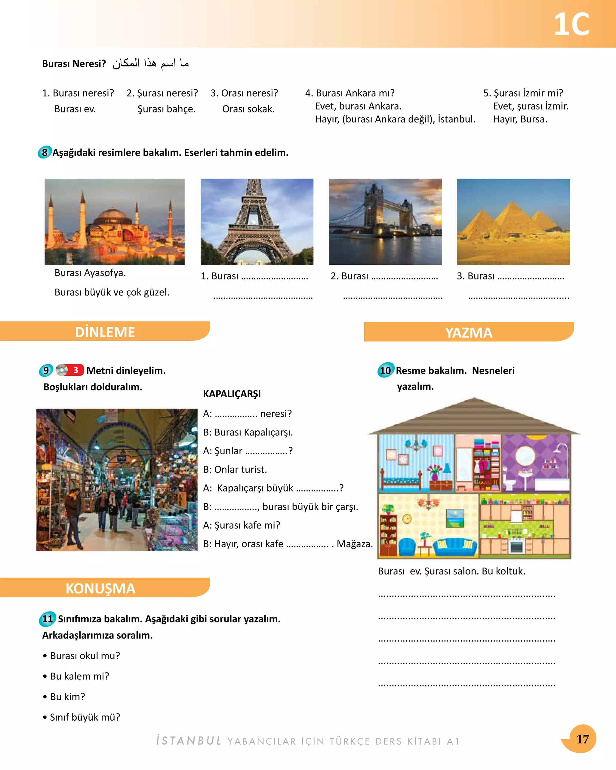 Istanbul A1 Ders Kitabi Arabic | PDF