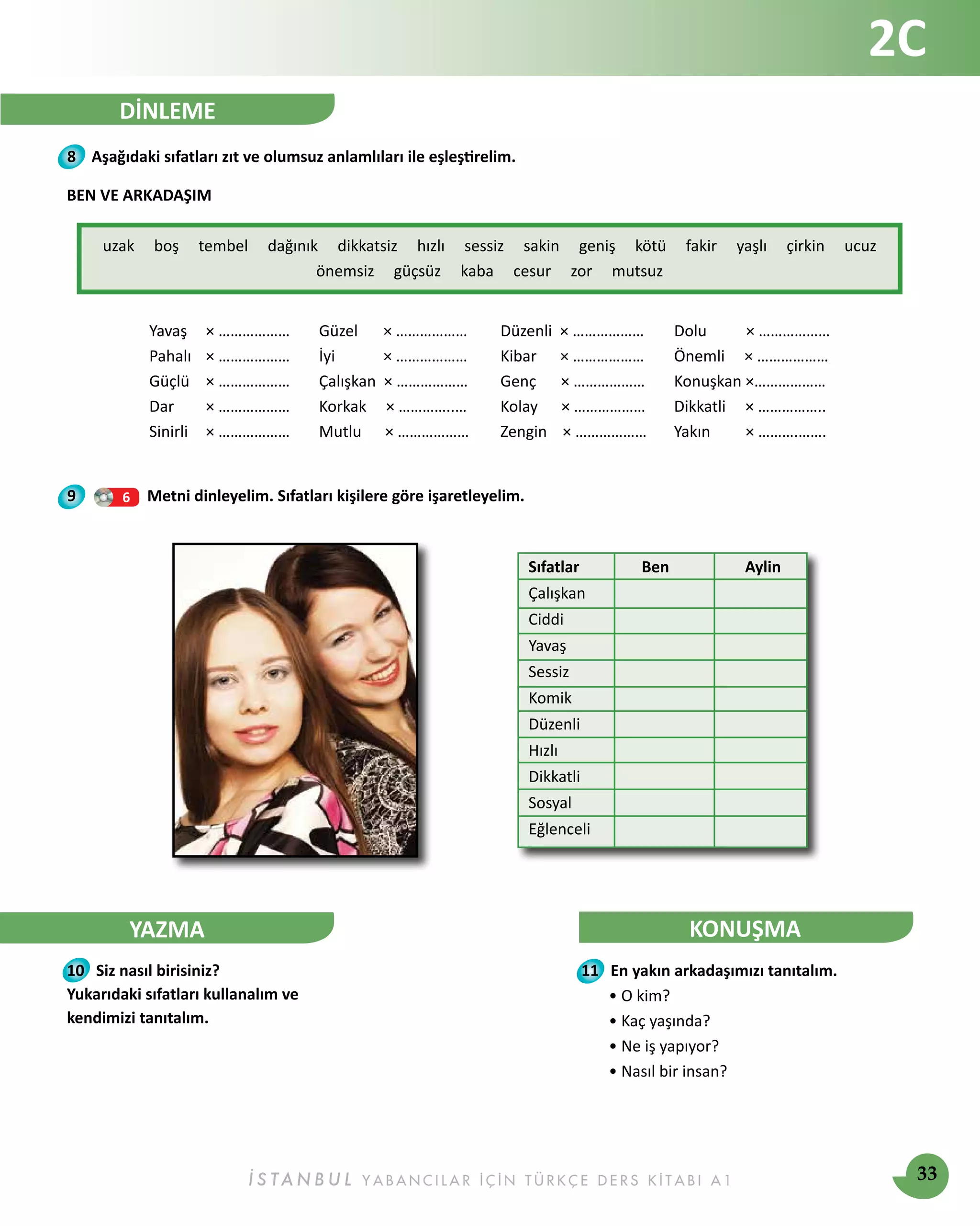 Istanbul A1 Ders Kitabi Arabic | PDF