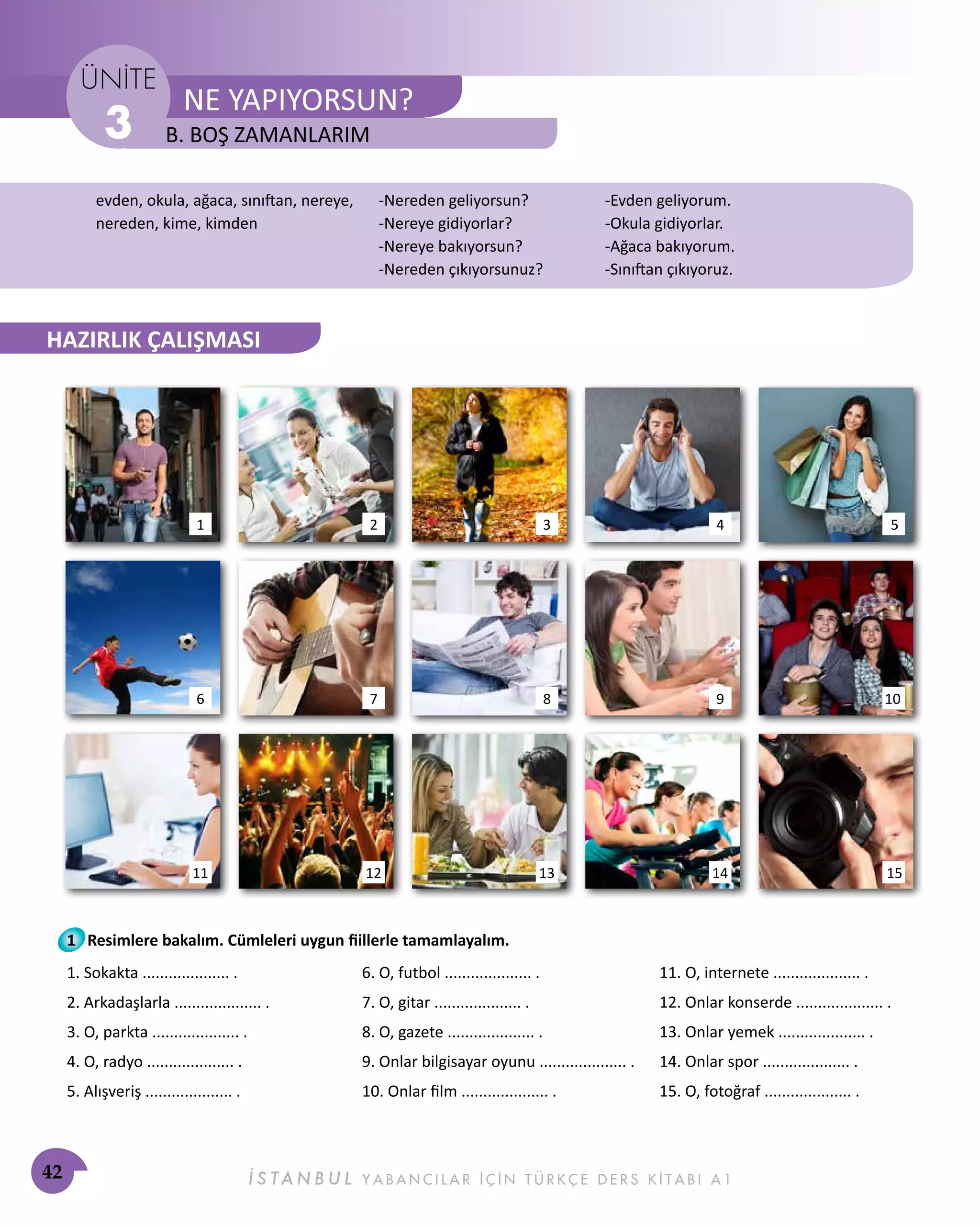 Istanbul A1 Ders Kitabi Arabic | PDF