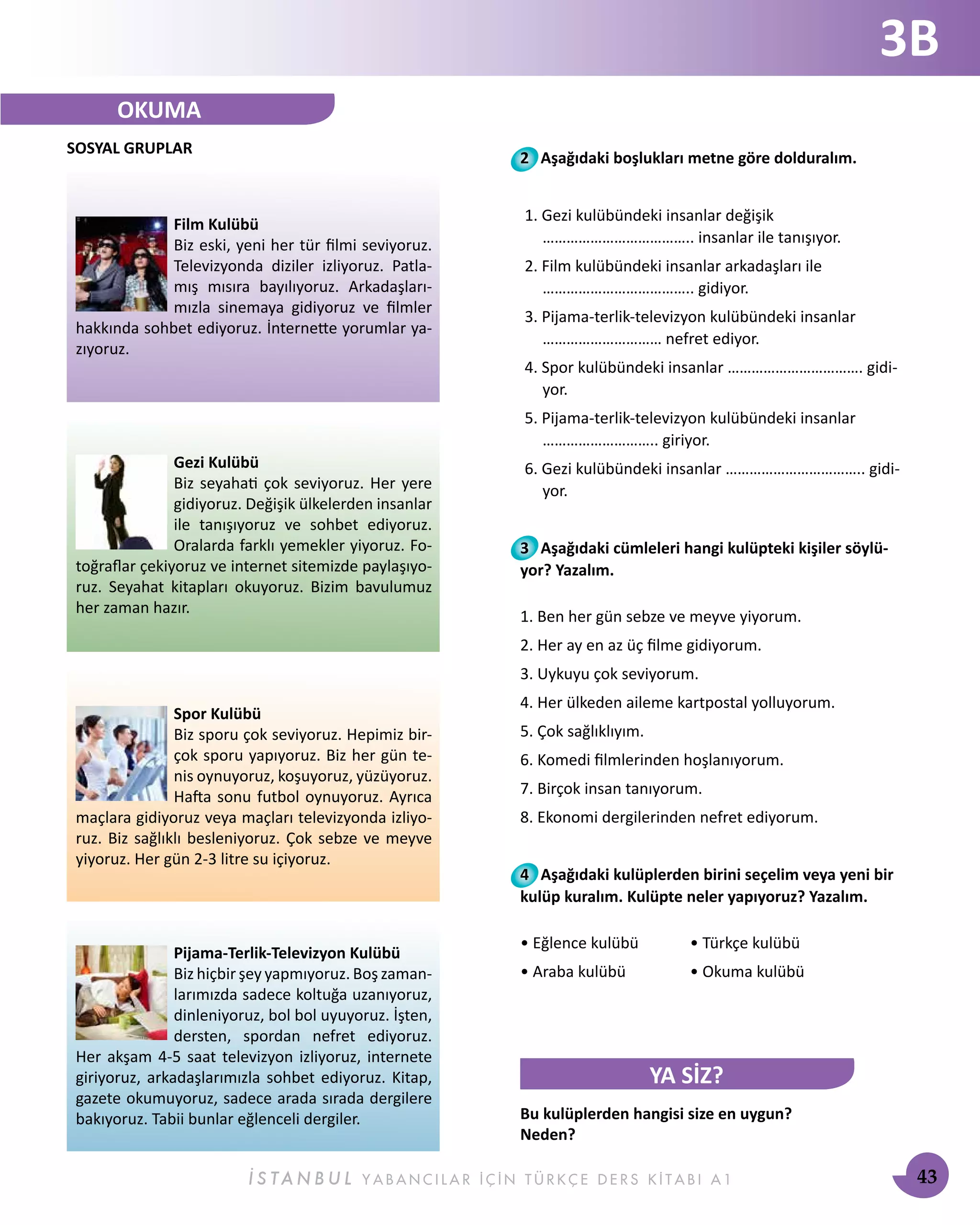 Istanbul A1 Ders Kitabi Arabic | PDF