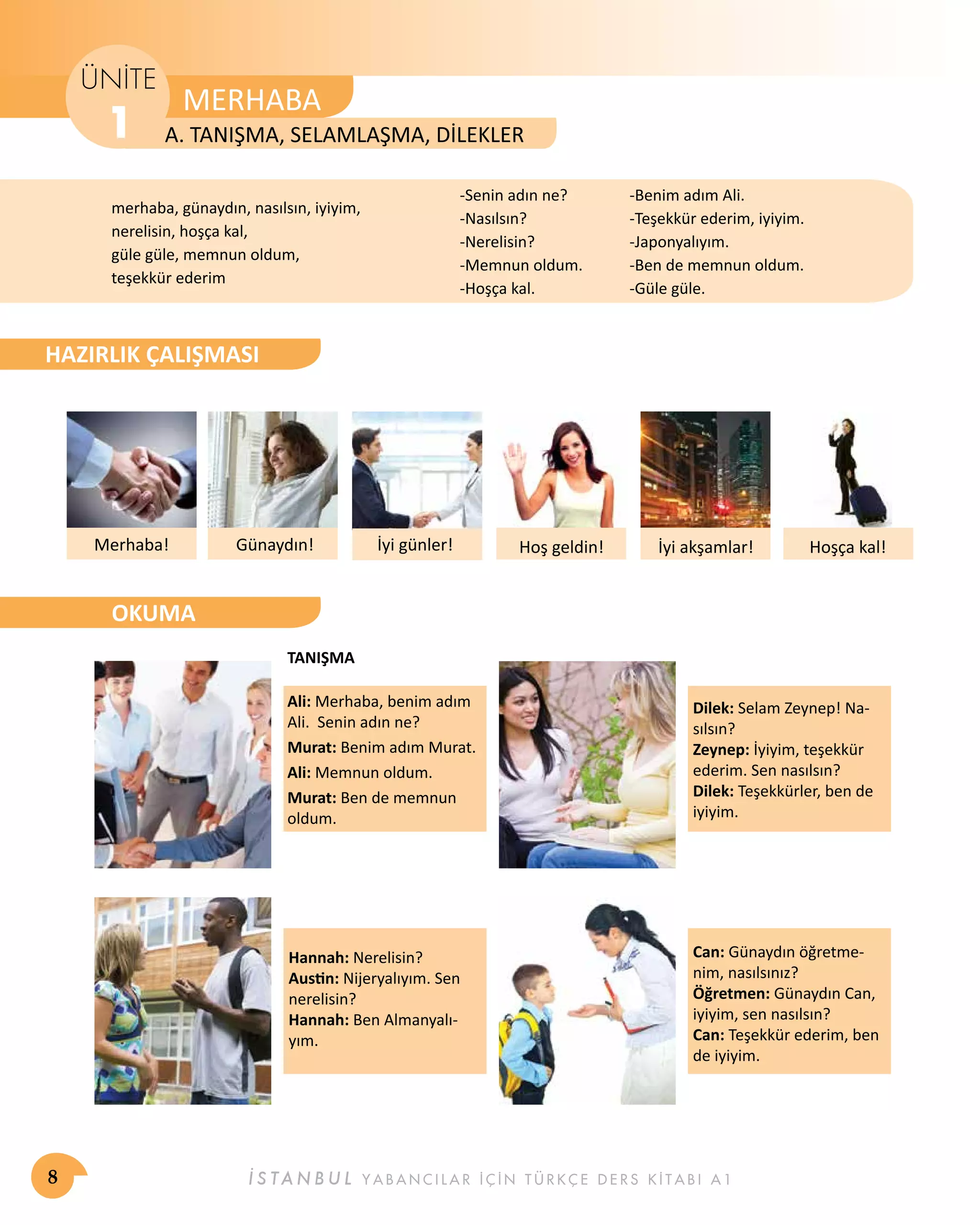 Istanbul A1 Ders Kitabi Arabic | PDF