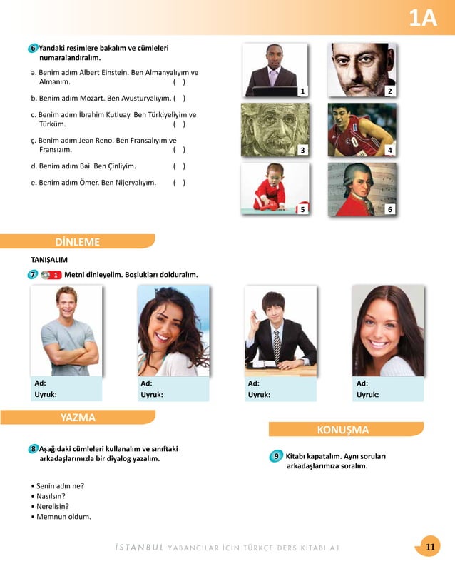 Istanbul A1 Ders Kitabi Arabic | PDF