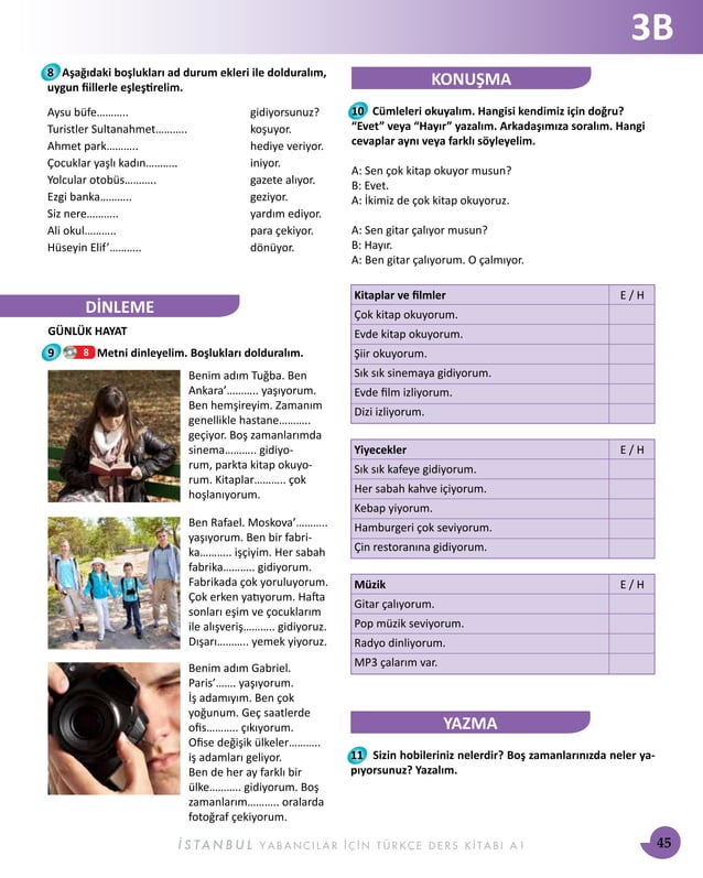 Istanbul A1 Ders Kitabi Arabic | PDF