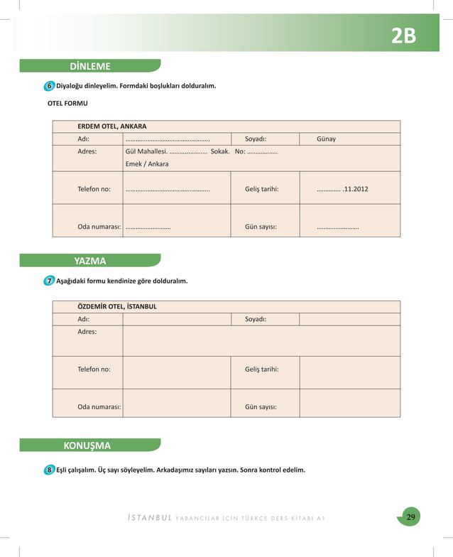 Istanbul A1 Ders Kitabi English 2 | PDF