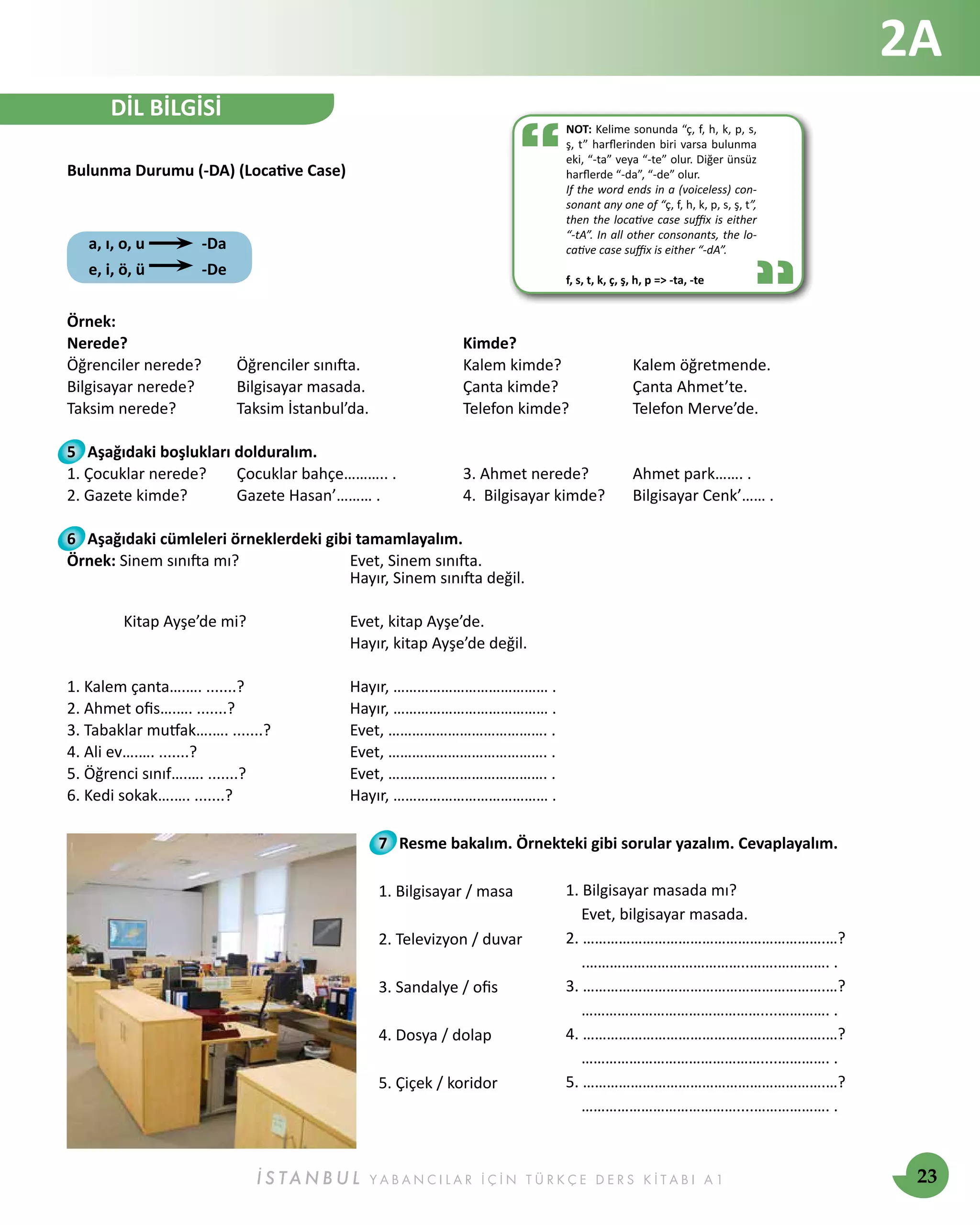 Istanbul A1 Ders Kitabi English | PDF