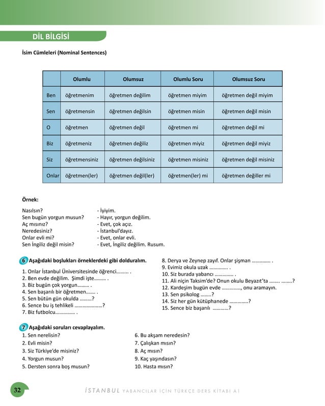 Istanbul A1 Ders Kitabi English | PDF