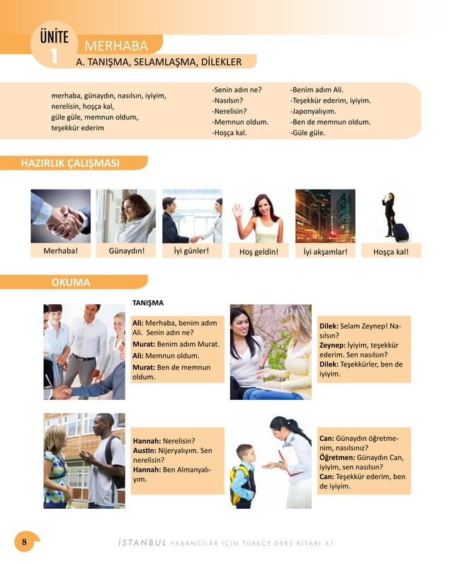 Istanbul A1 Ders Kitabi English | PDF